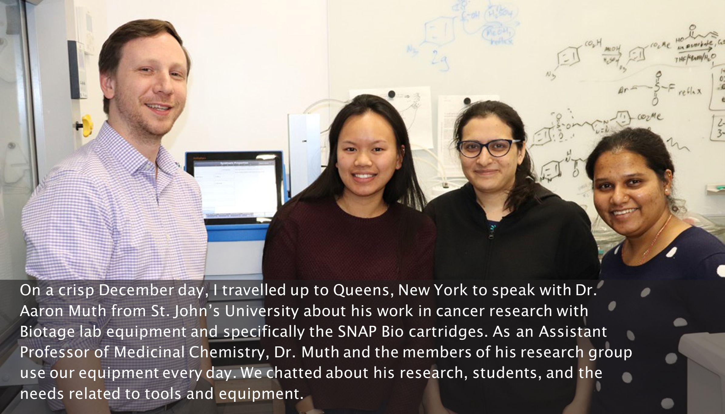 Biotage products impact on cancer research at St. John's University ...