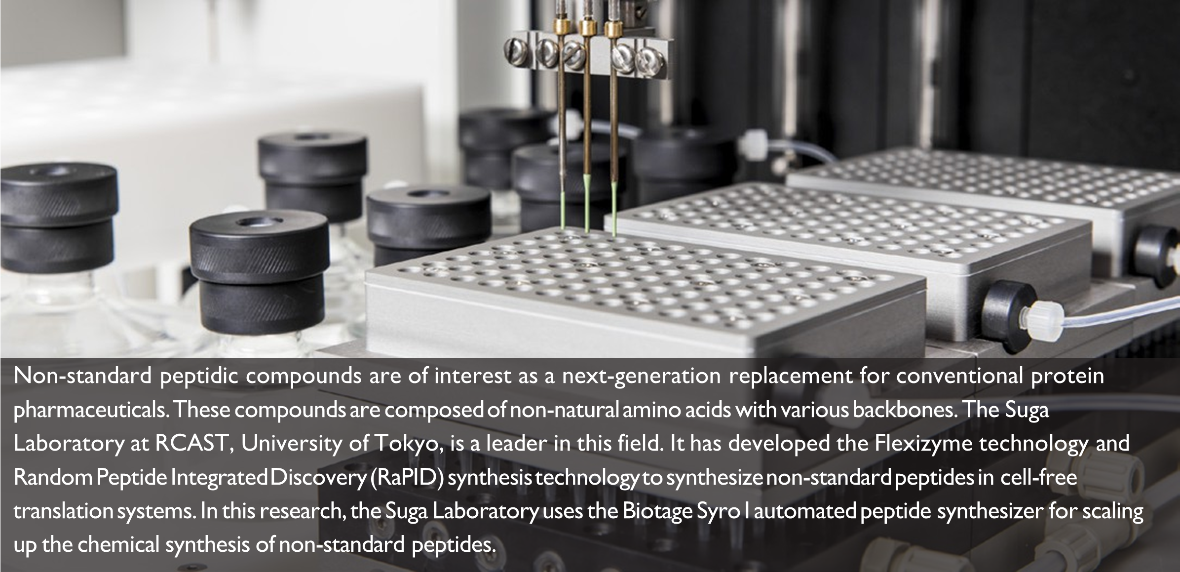 Faster peptide synthesis with Syro I at Tokyo University | Biotage