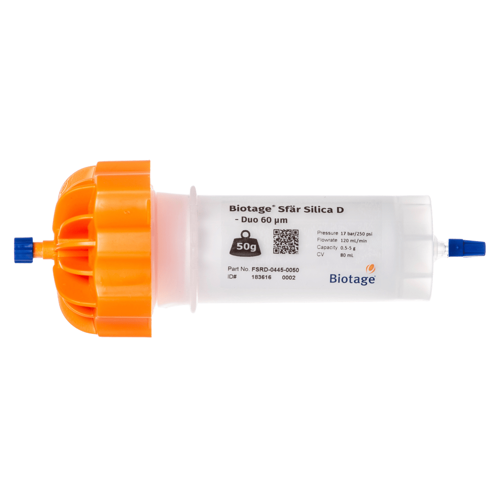 Prepacked columns for organic purification | Biotage