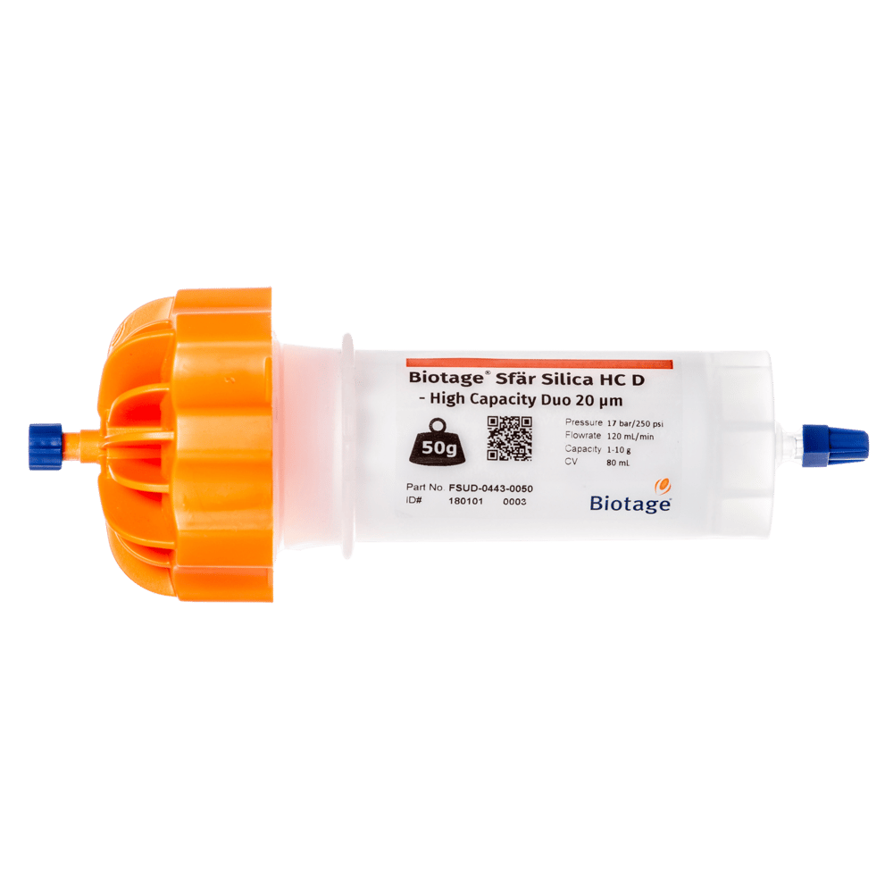 Prepacked columns for organic purification | Biotage